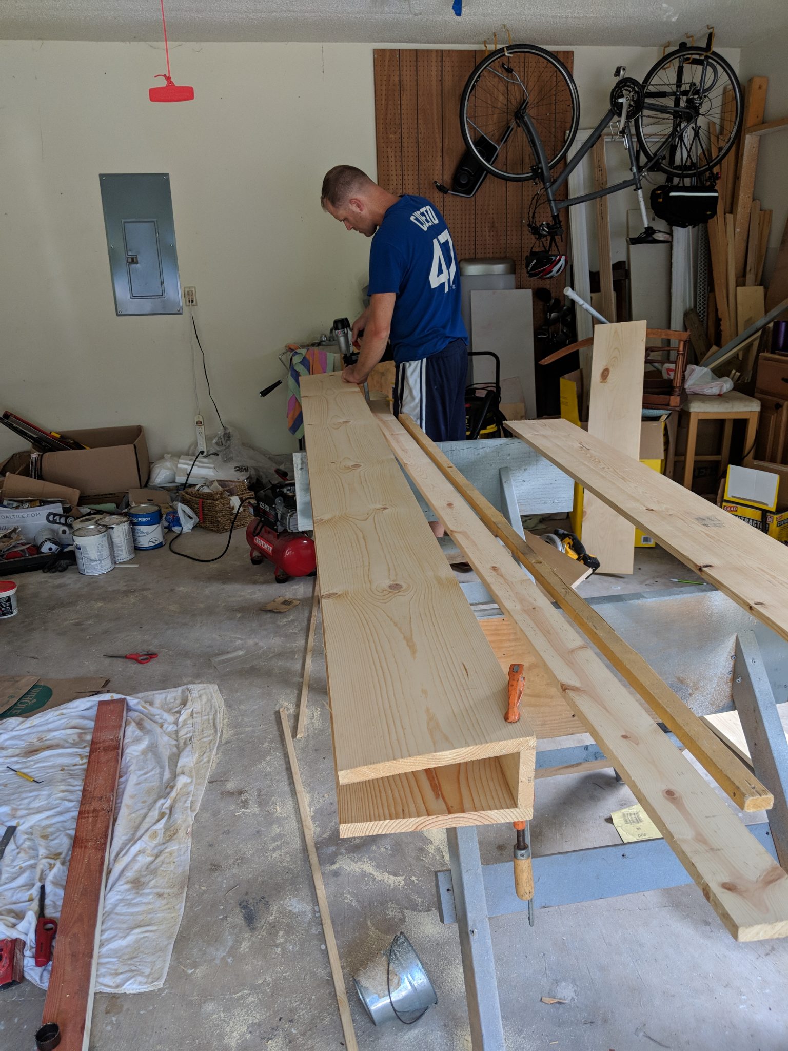 DIY Faux beams and column – Redefine Home Design